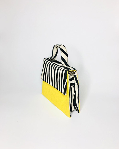 ZULU Zebra Printed Jute Mini-Bag - Jute Smart - Jute hand bags and ...
