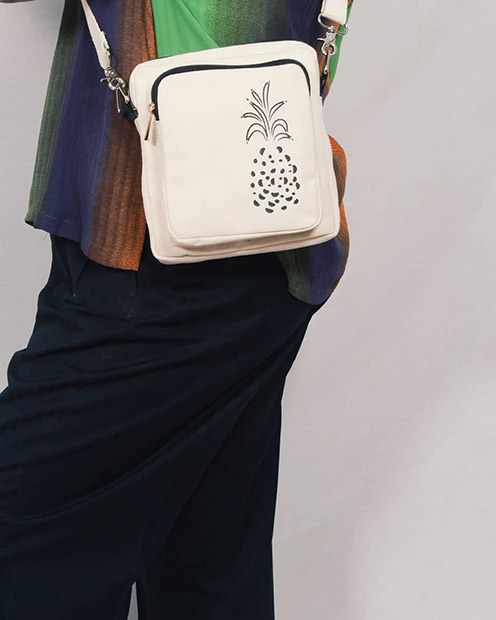 CHOI - Canvas Jute Mini Sling Bag - Jute Smart - Jute hand bags and ...